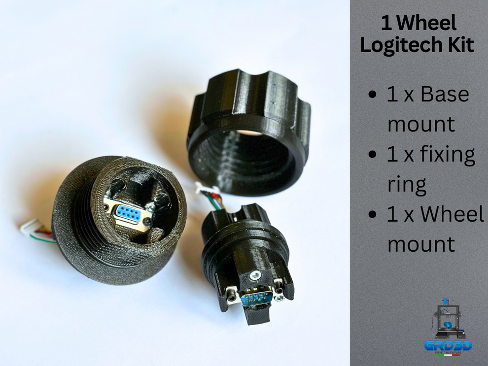 Quick release kit for Logitech G27/G29/G920/G923 – GRD3D