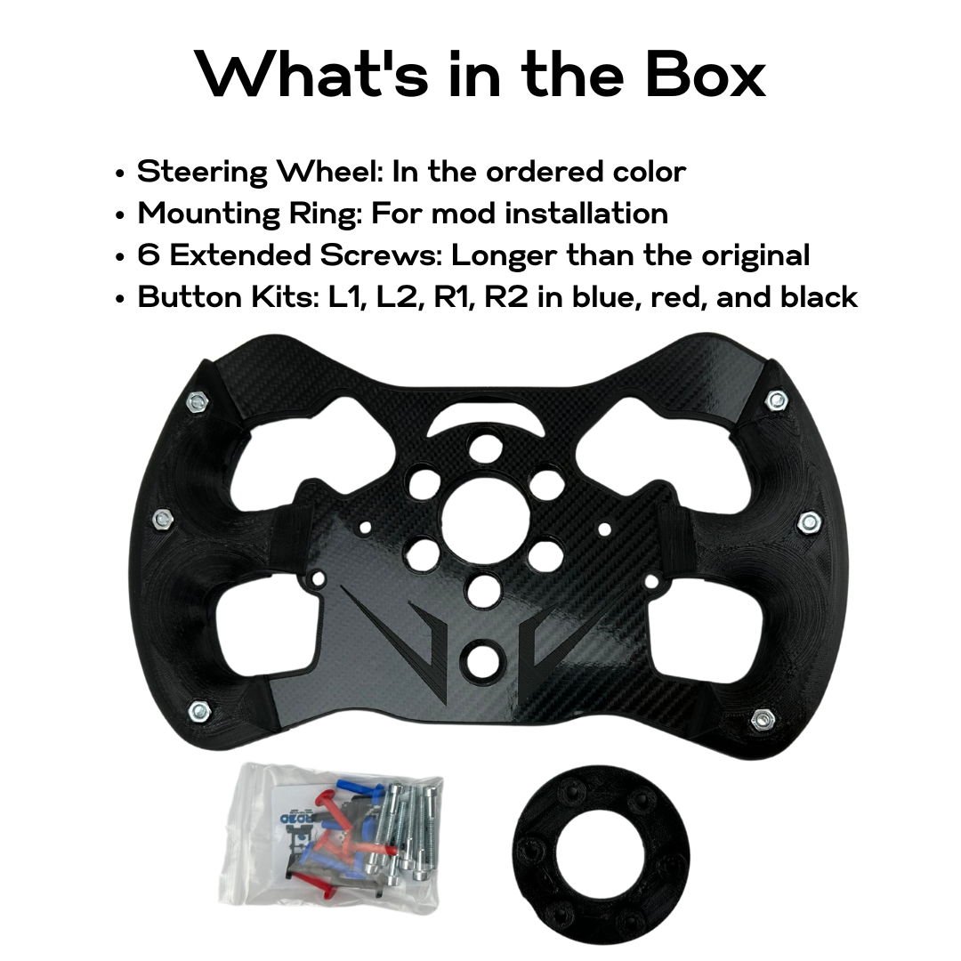 F1 Open Wheel Mod for Logitech G920 BLACK – GRD3D