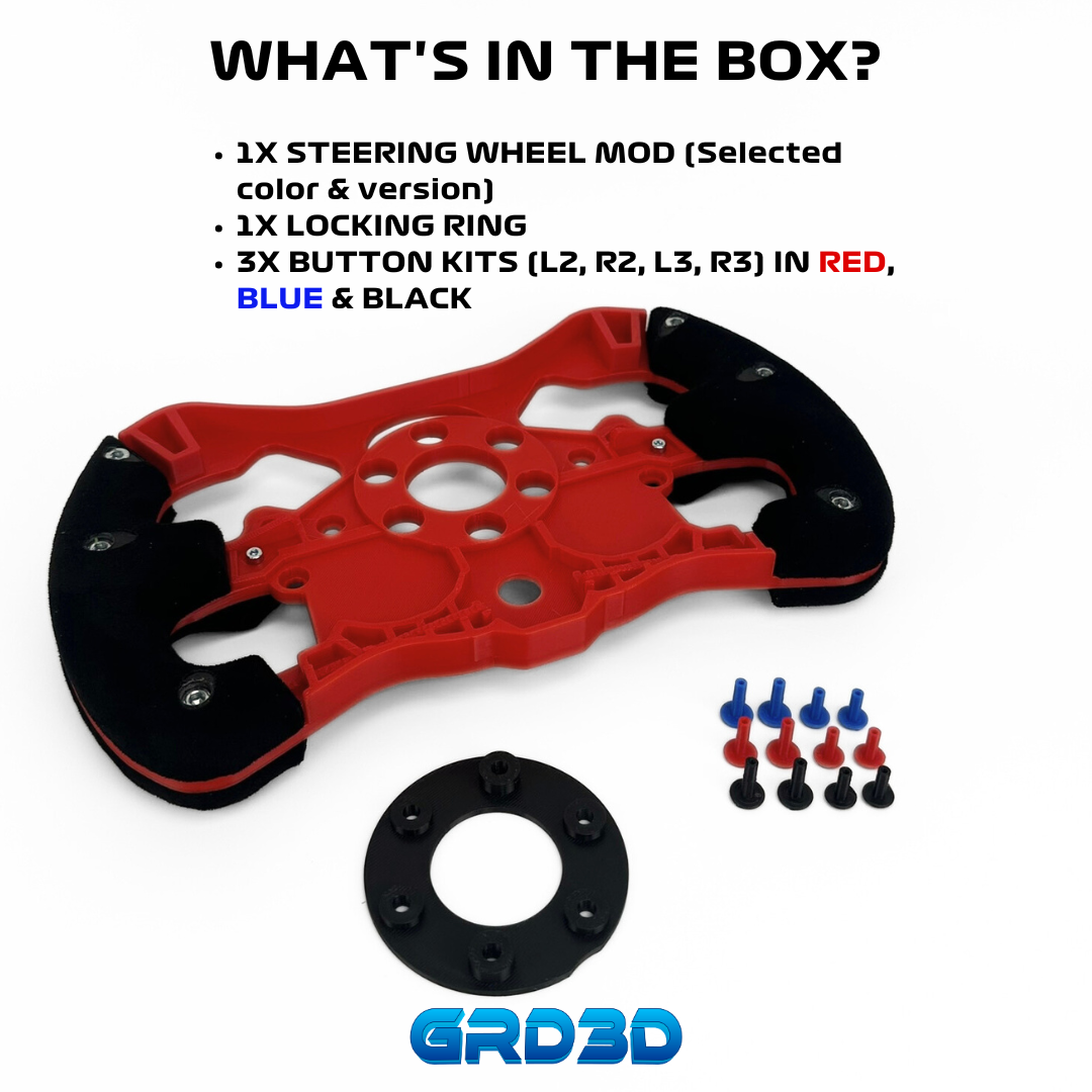 F1 Open Wheel Mod for Logitech G920 BLACK – GRD3D